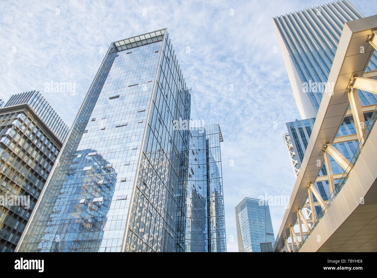 Shenzhen city construction building Stock Photo - Alamy