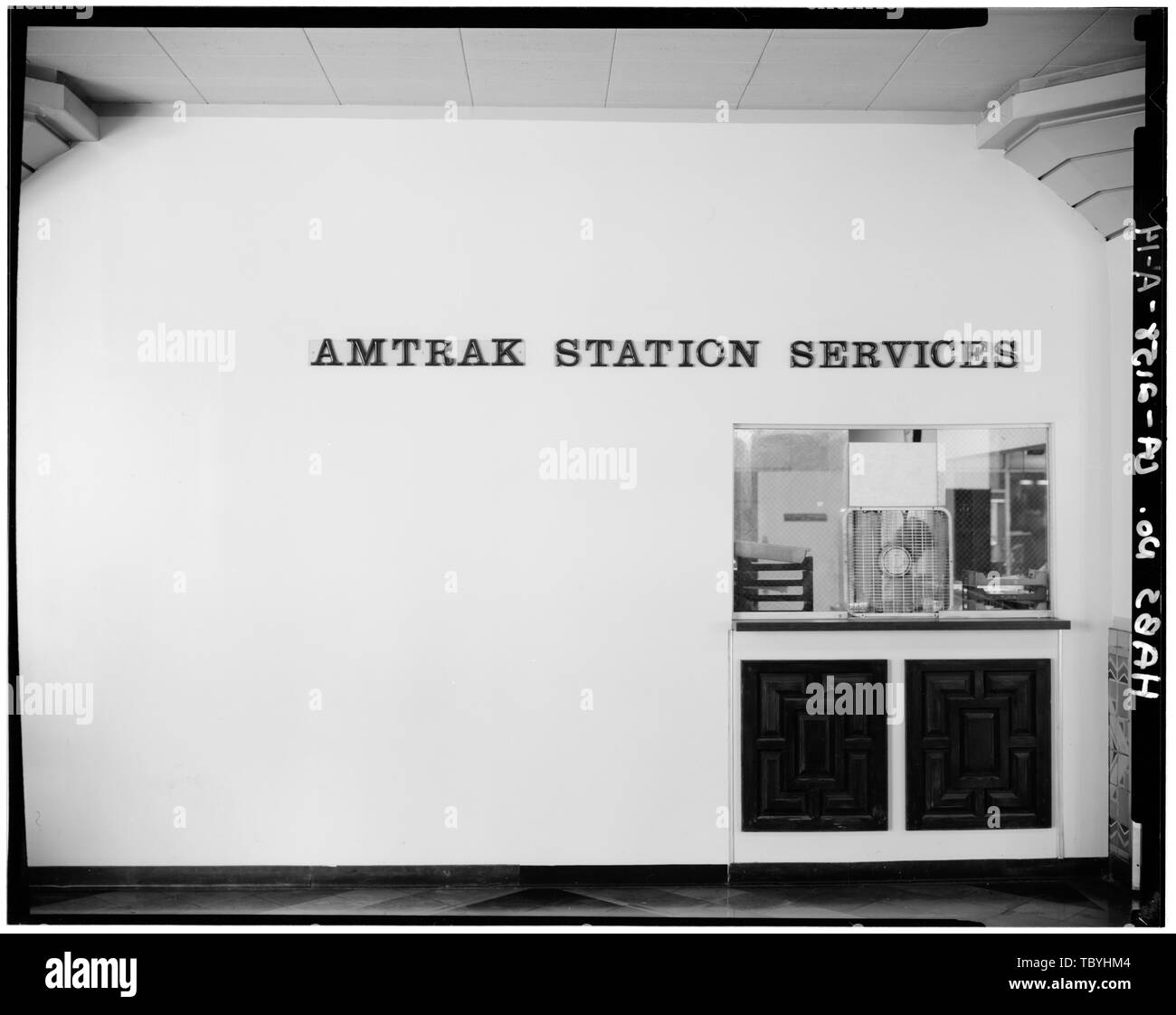 Train station office Black and White Stock Photos & Images - Alamy