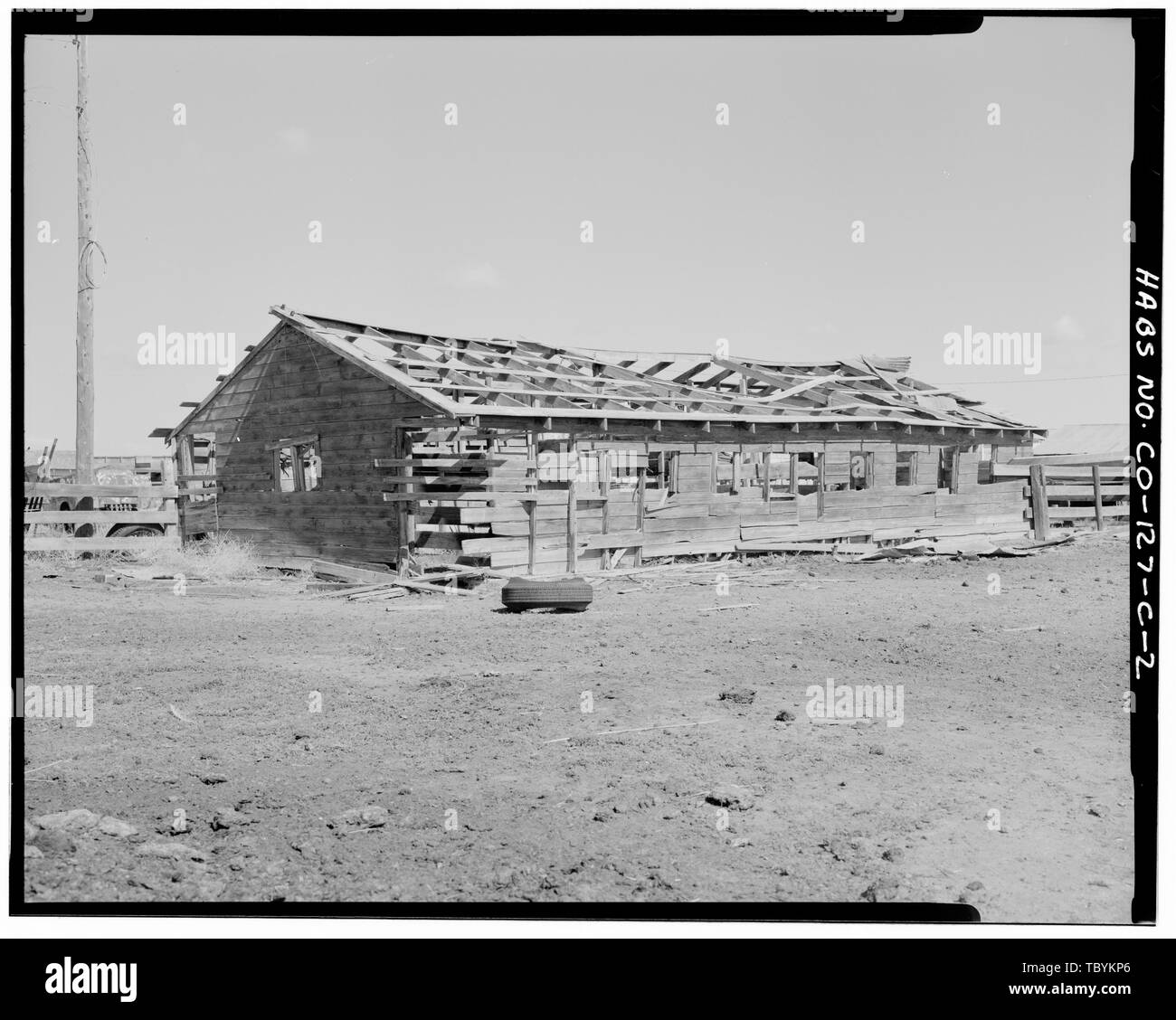 Milking barn, front and right side, looking northwest. Ziegler Farm ...