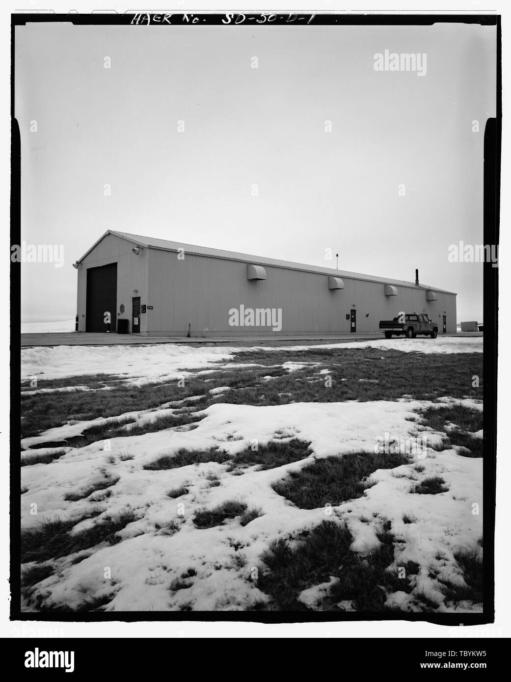 Missile transfer building, view from northeast Ellsworth Air Force Base ...