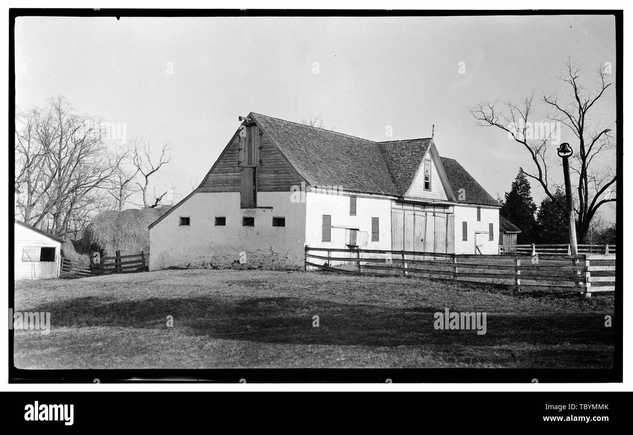 Mount Airy, Barn, State Route 646 vicinity, Warsaw, Richmond, VA Stock ...