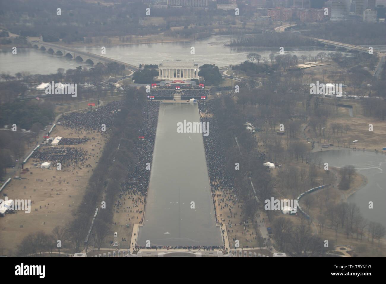 English: Barack Obama 2009 presidential inauguration Stock Photo - Alamy