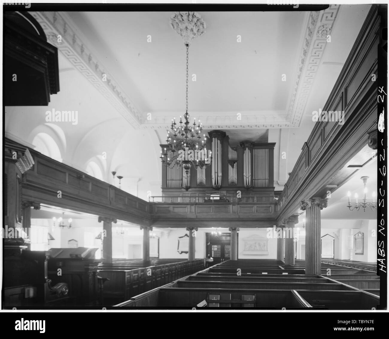 Organ of st michaels church Black and White Stock Photos & Images - Alamy