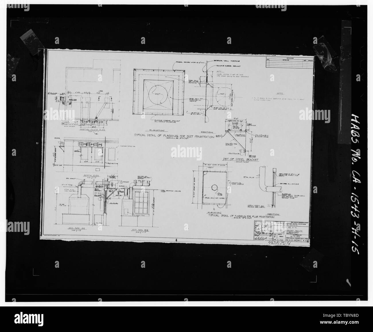 NAVFAC Drawing 1,174,312(463AM4)(1970), 'Alterations for Laboratory ...