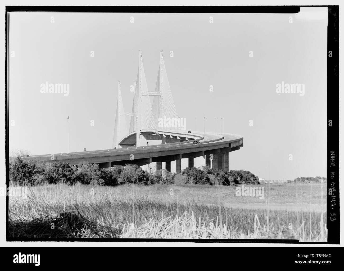 Sidney lanier bridge brunswick Black and White Stock Photos & Images ...