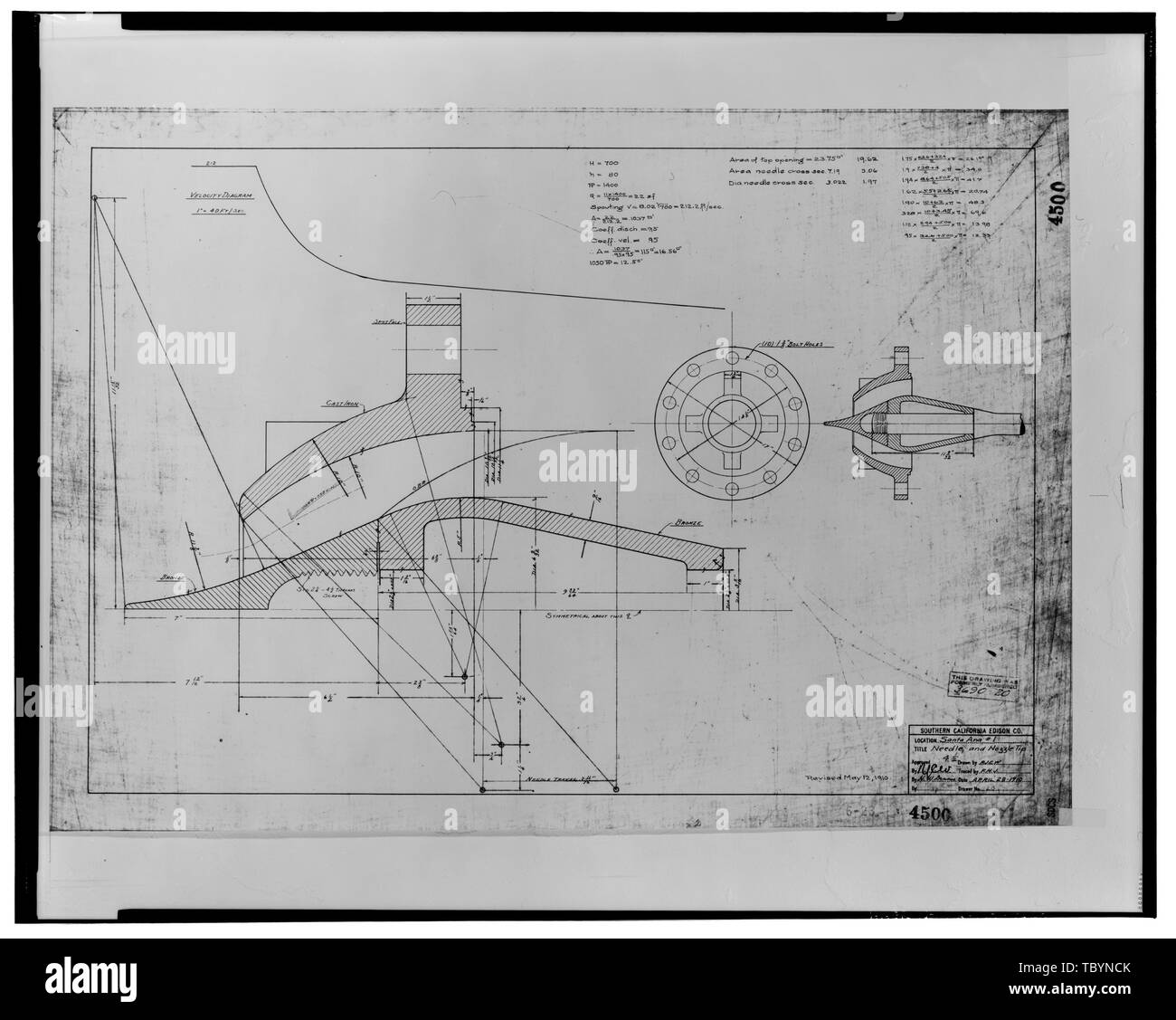 NEEDLE AND NOZZLE TIP, SANTA ANA NO. 1, SOUTHERN CALIFORNIA EDISON CO ...