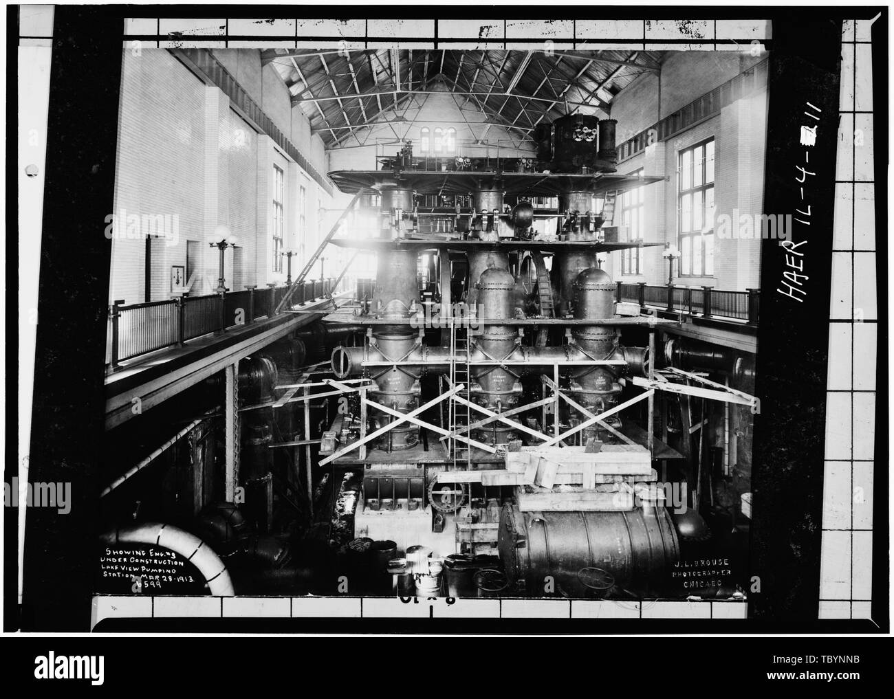 NO. 3 ENGINE. Lakeview Pumping Station, Clarendon and Montrose Avenues ...