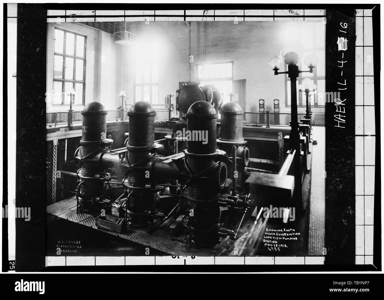 NO. 4 ENGINE. OPERATING RODS FOR MECHANICAL BY CONTROLLED WATER VALVES ...