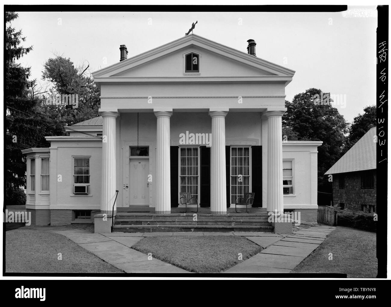 North front elevation Black and White Stock Photos & Images - Alamy