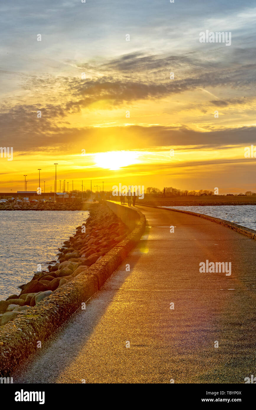 Ferry port Puttgarden Fehmarn Stock Photo - Alamy