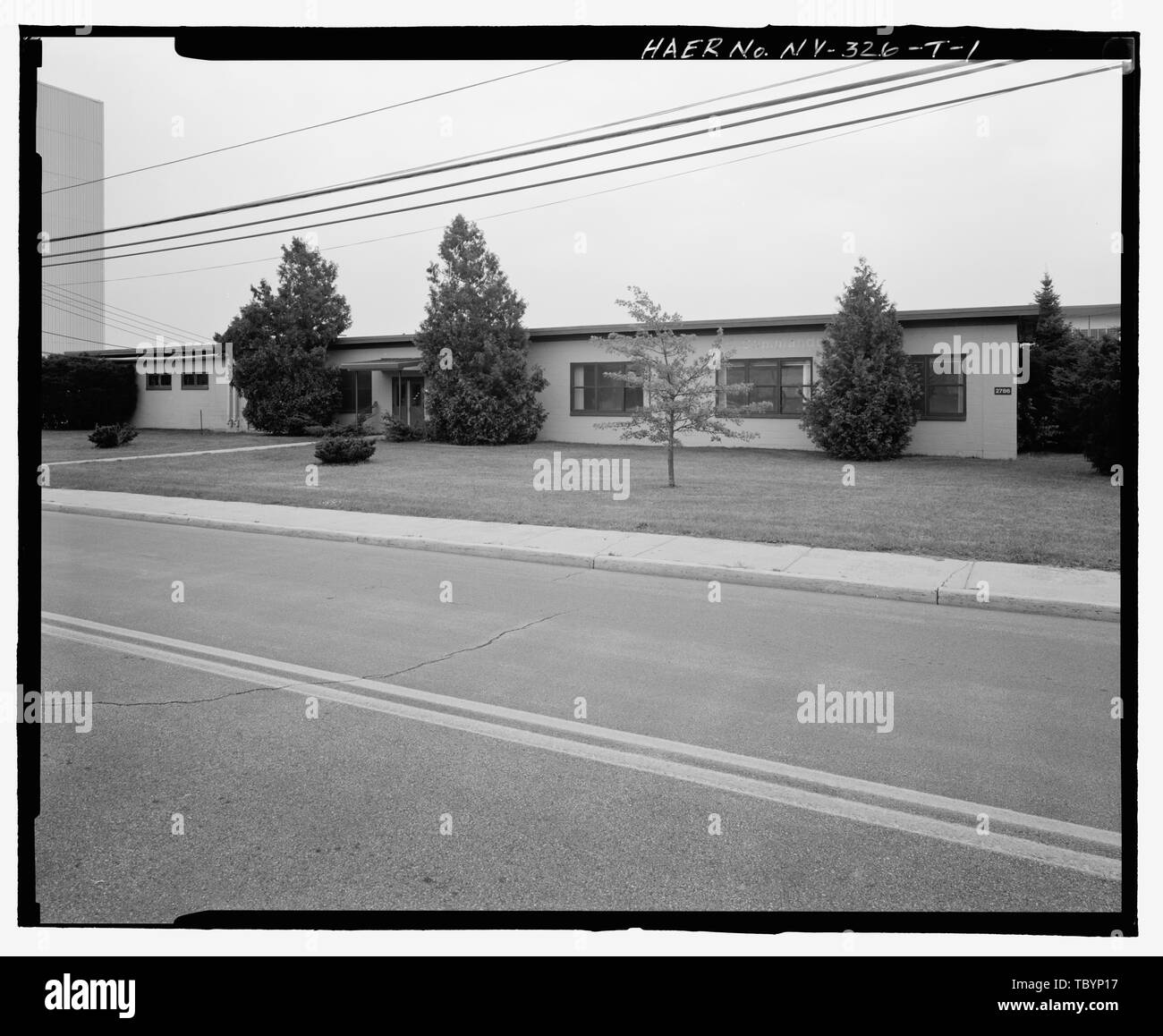 NORTH (FRONT) ELEVATION OF BUILDING. VIEW TO SOUTHEAST Plattsburgh Air ...