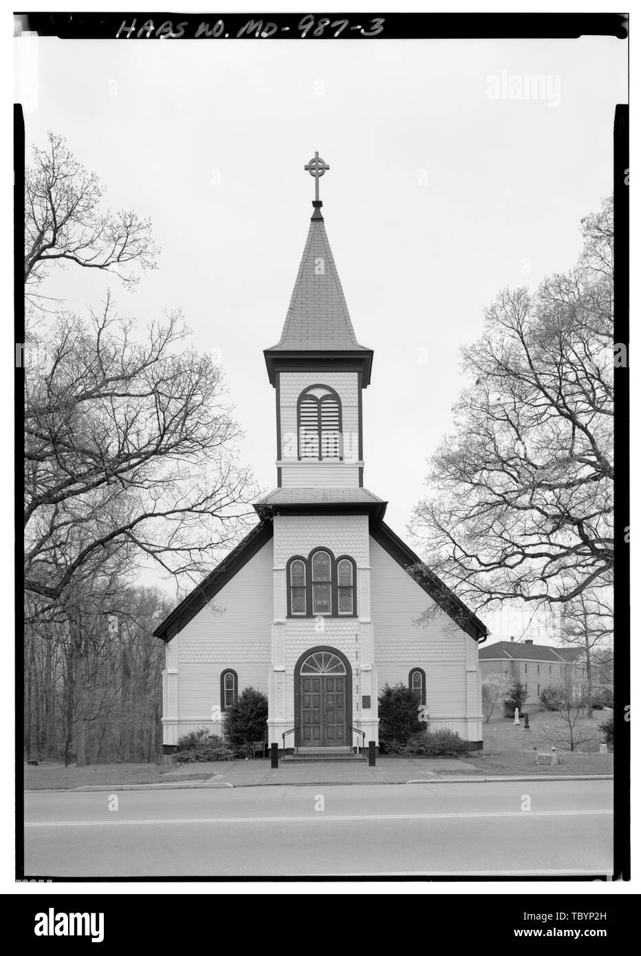 NORTH (FRONT) ELEVATION, WITH SCALE St. Ignatius Church, 2315 Brinkley Road, Oxon Hill, Prince ...