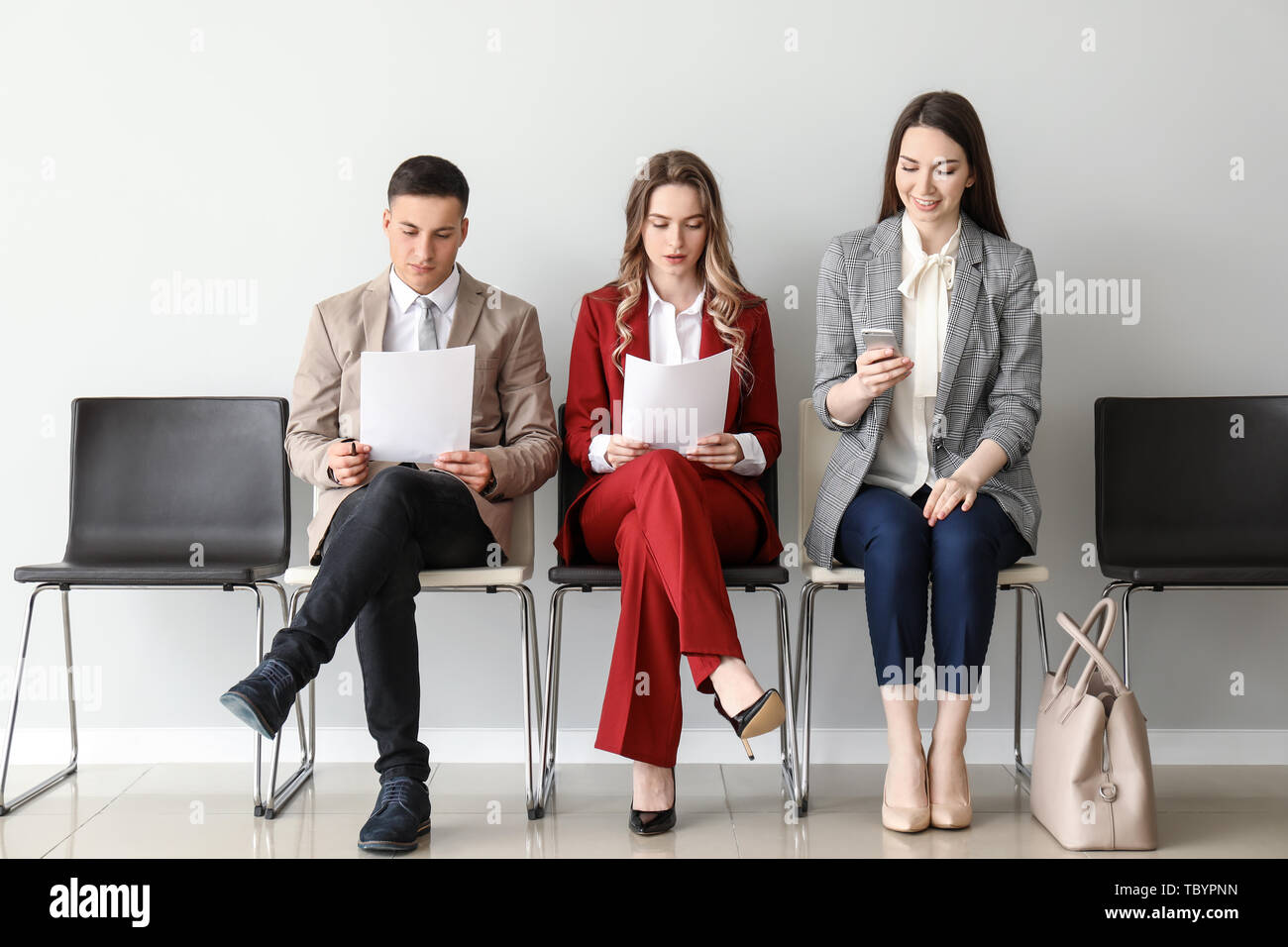 Employee interview nervous future hi-res stock photography and images ...
