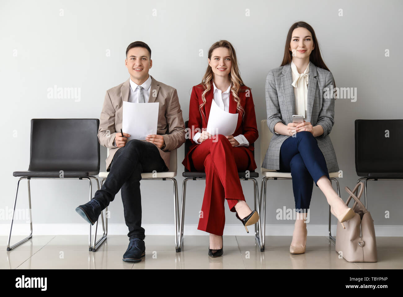 Employee interview nervous future hi-res stock photography and images ...