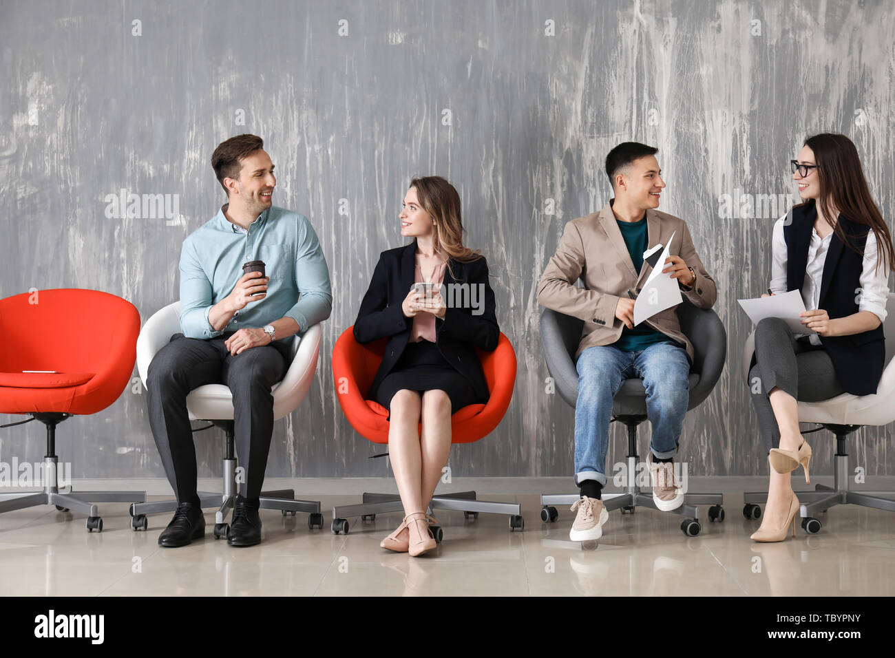 Employee interview nervous future hi-res stock photography and images ...