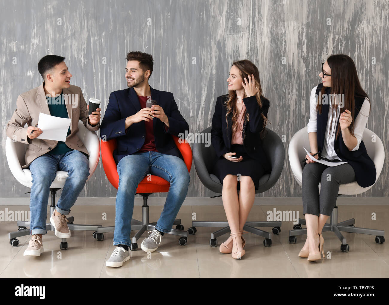 Employee interview nervous future hi-res stock photography and images ...