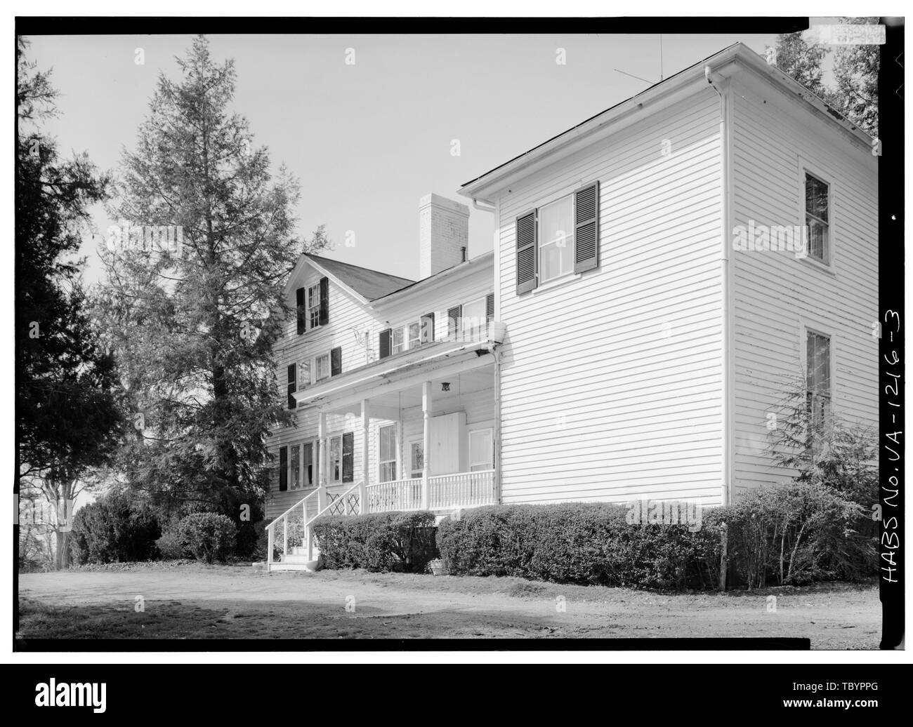 NORTH (right) AND EAST SIDES Belle Monte (Main House), Route 22 ...