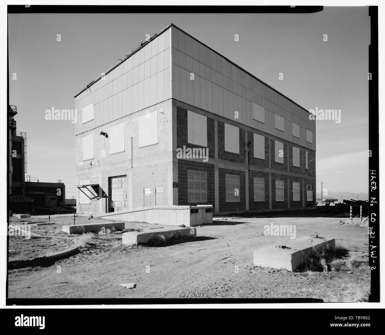 NORTH AND EAST SIDES OF BUILDING 251. VIEW TO SOUTHWEST. Rocky Mountain ...