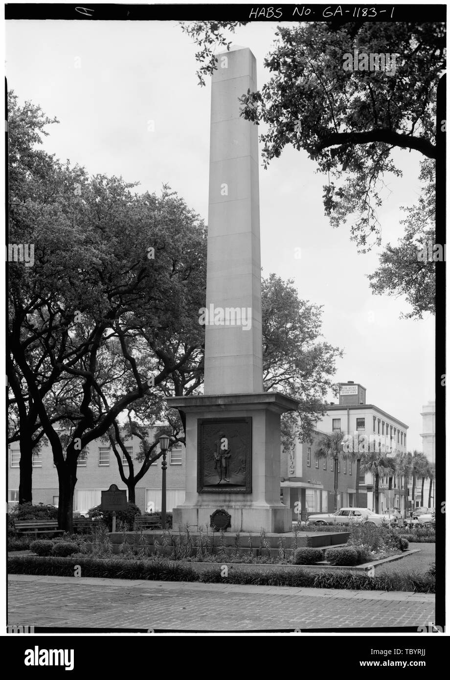 NORTH AND WEST SIDES Nathanael Greene Monument, Johnson Square ...