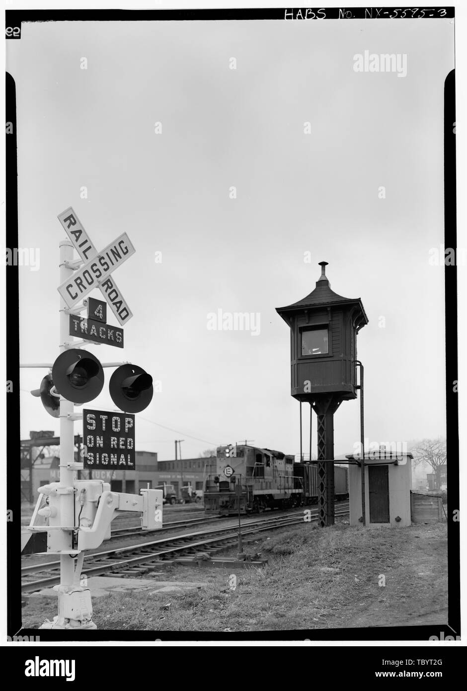 NORTH ELEVATION Delaware, Lackawana and Western Railroad, Crossing ...