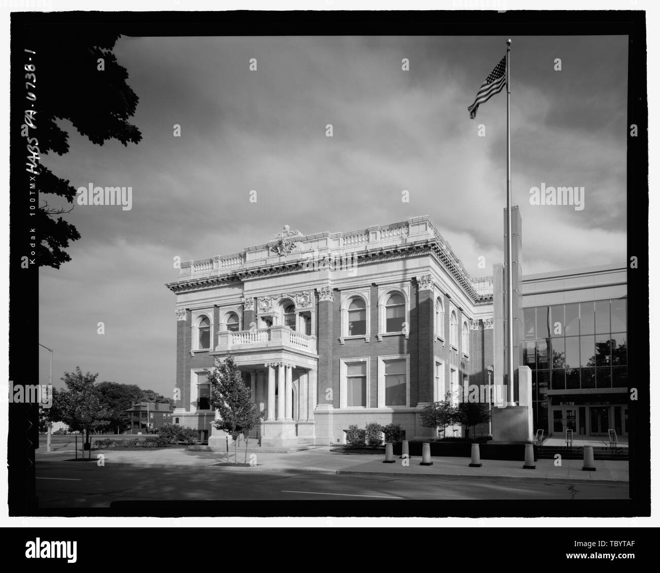 NORTH ELEVATION OF ERIE PUBLIC LIBRARY, BUILT 18971899 AND DESIGNED BY ...