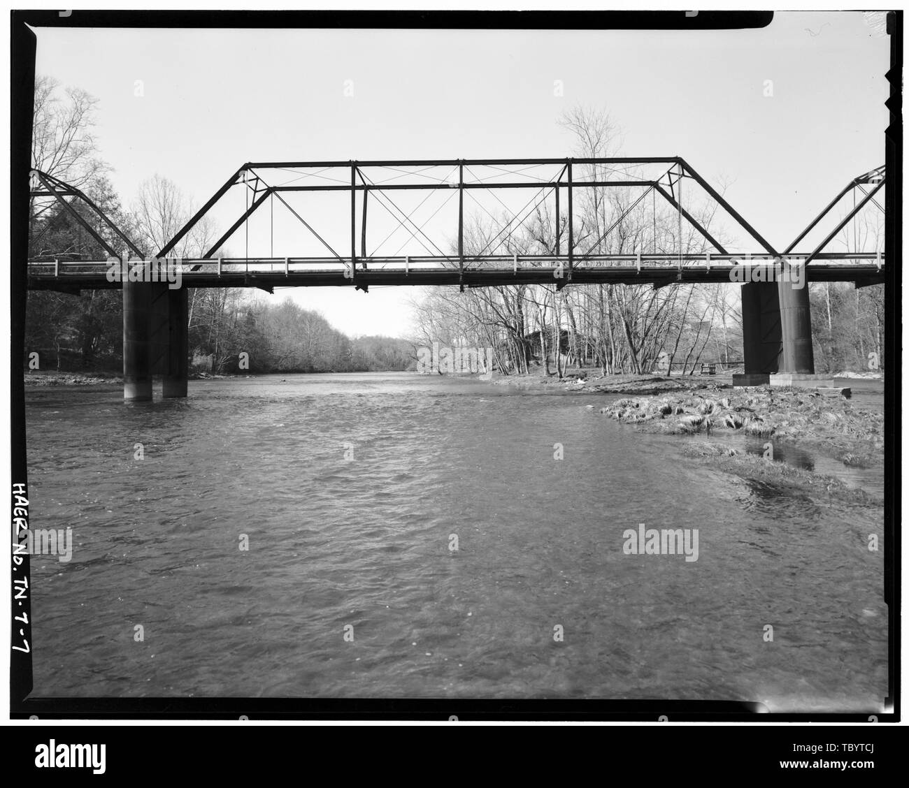 NORTH ELEVATION OF SPAN 2 (CENTER SPAN) Riverside Bridge, Weaver Road ...