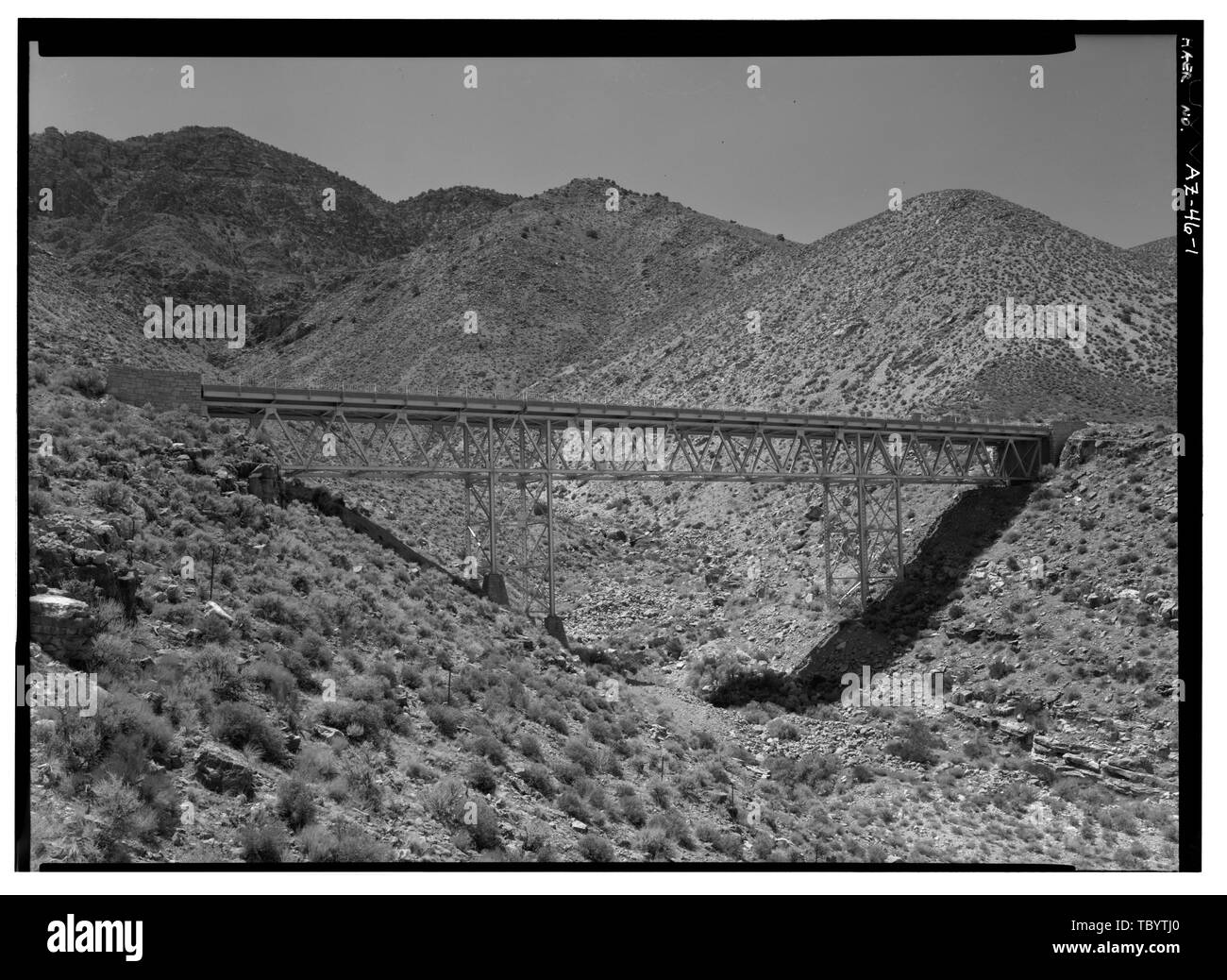 NORTH ELEVATION, BRIDGE AS SEEN FROM NEW HIGHWAY, FACING SW. Dead ...