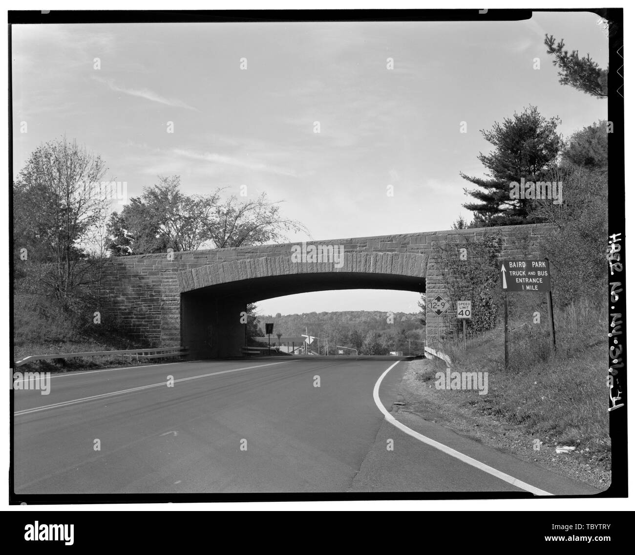 N.Y. ROUTE 55 OVERPASS, VIEW W. Taconic State Parkway, Poughkeepsie ...