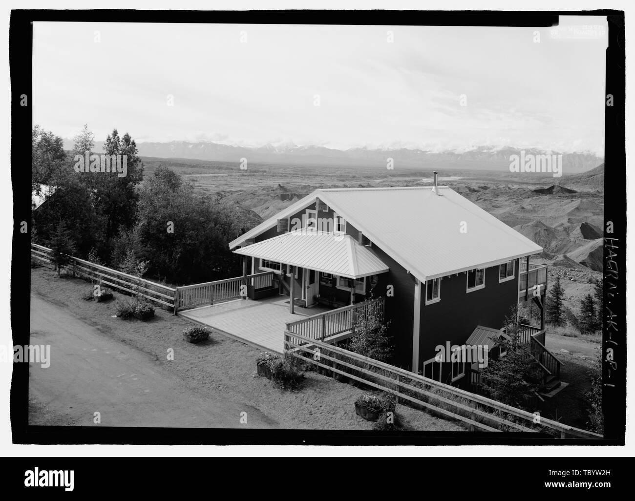 National Park Service Interpretation Center looking south Kennecott ...