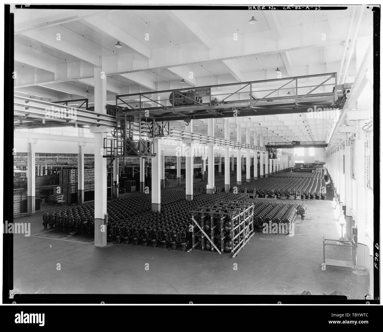 Neg. No. F70D, Apr 13, 1930, INTERIORWAREHOUSE, 1ST FLOOR ENGINE ...