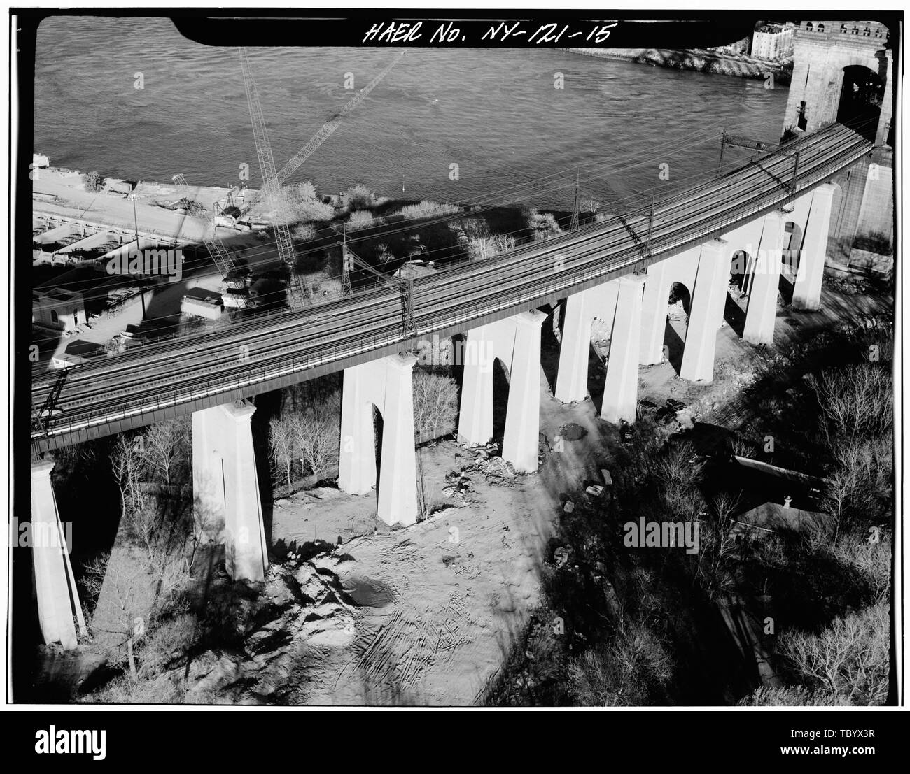 New York Connecting Railroad Wards Island Viaduct. Wards Island, New ...