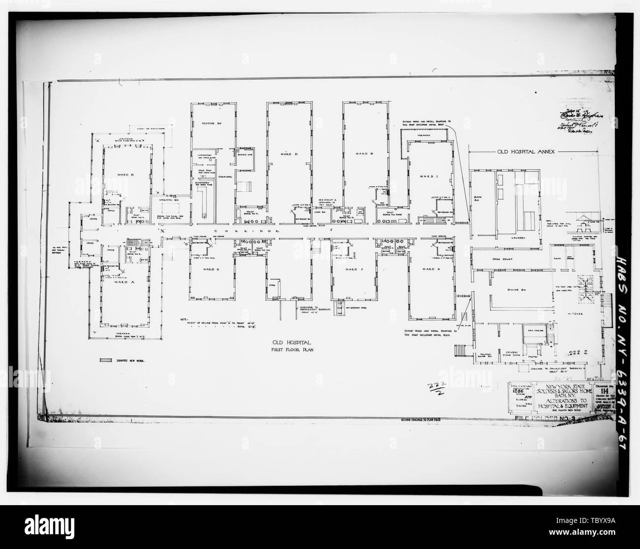 Department of veterans affairs building Black and White Stock Photos ...