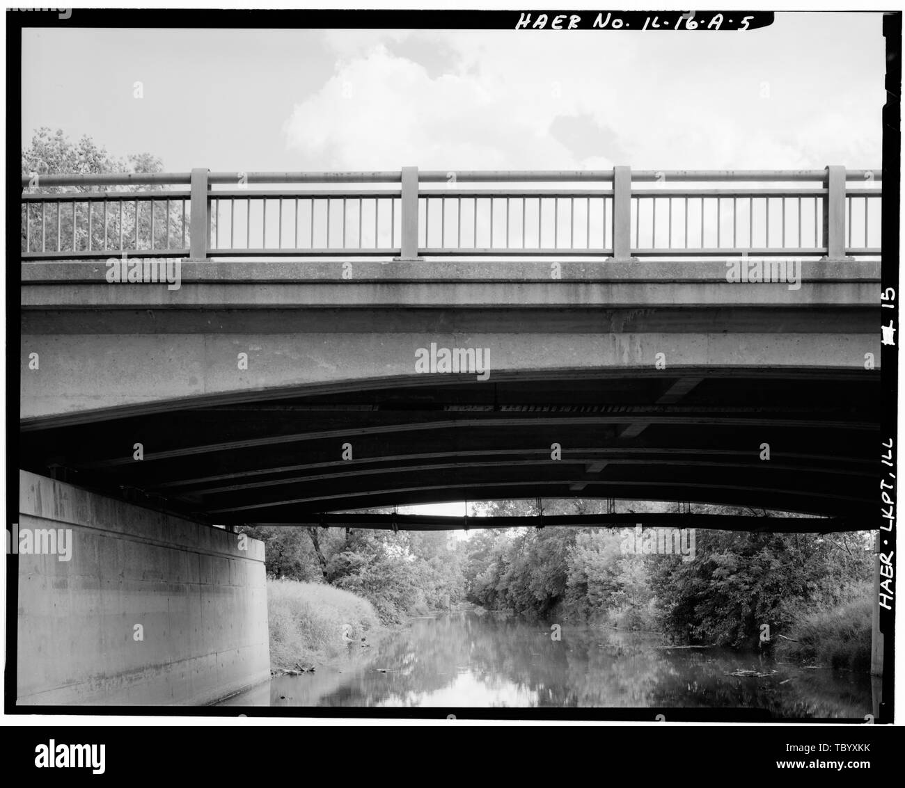 Ninth Street Highway Bridge, spanning the IandM Canal Lockport Historic ...