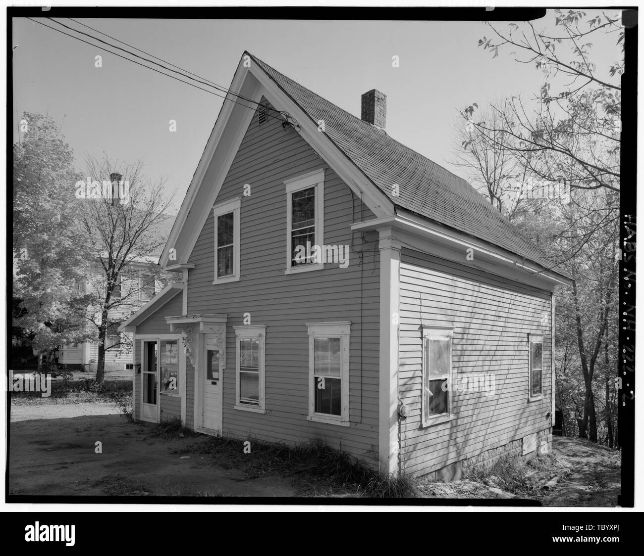 North (front) and west elevations. View looking southeast. Horace ...