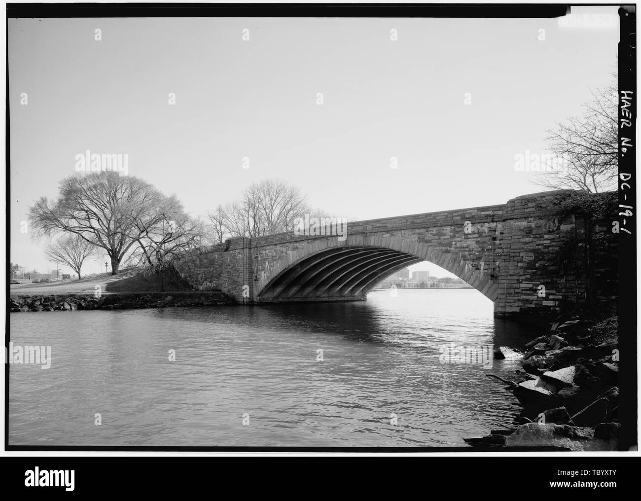 North (riverside) elevation, looking southeast. Boundary Channel Bridge ...