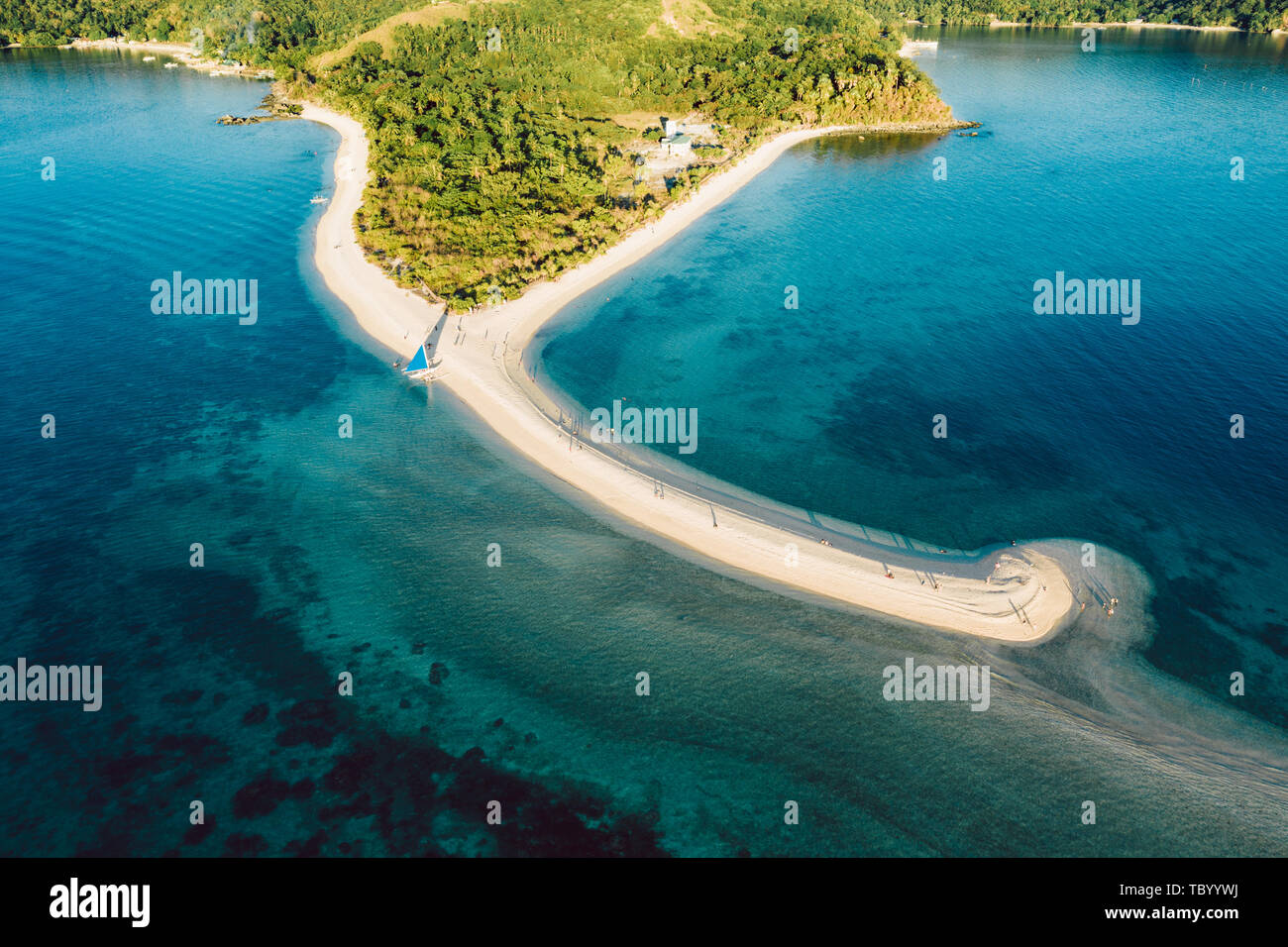 Amazing Bon Bon beach on Romblon island, Philippines Stock Photo - Alamy