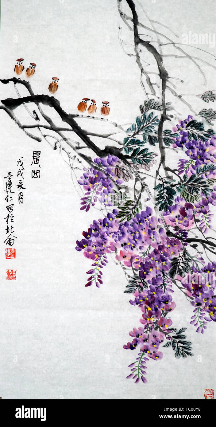 Chinese Ink Birds High Resolution Stock Photography and Images - Alamy