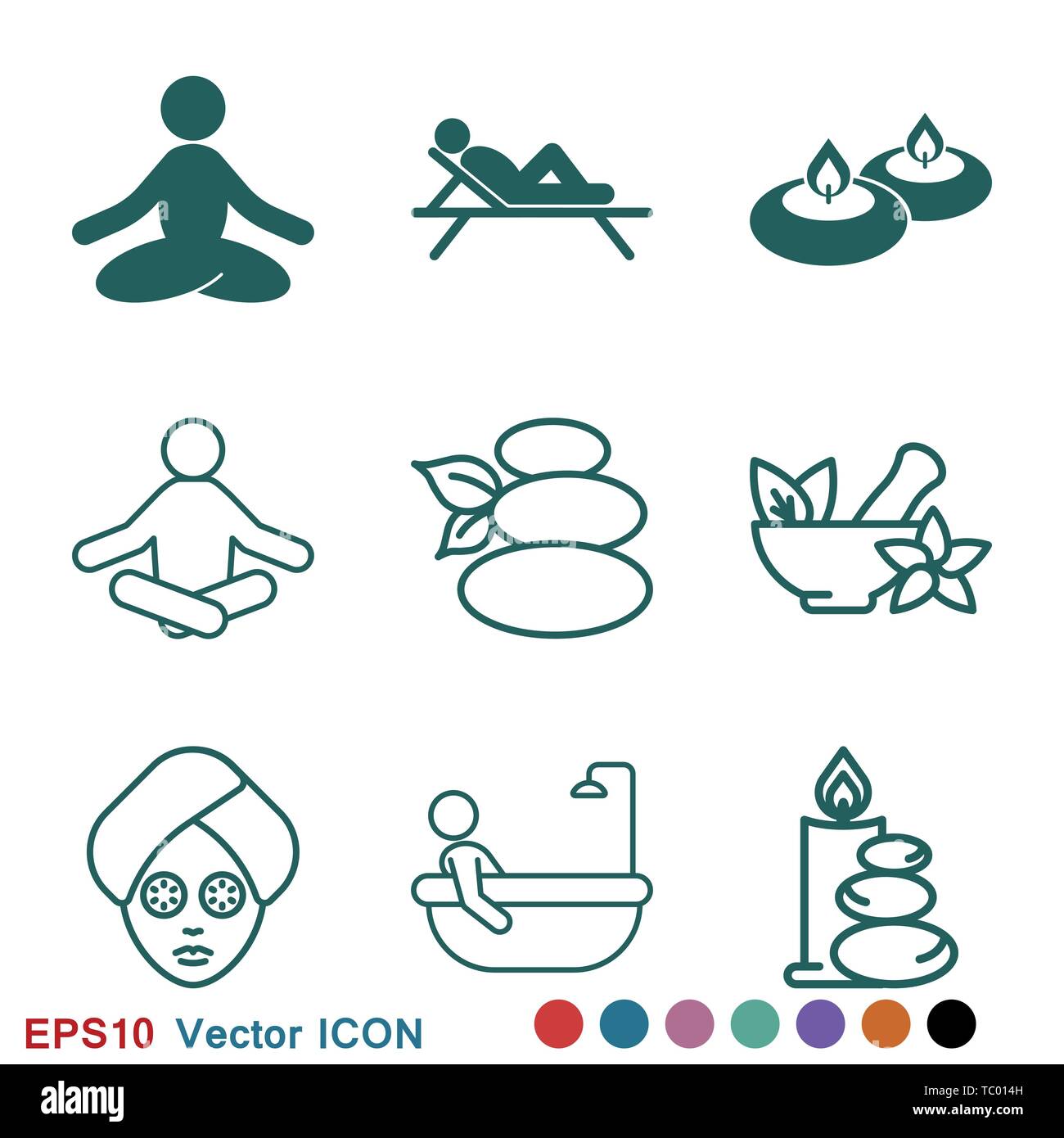 Relax icon vector sign symbol Stock Vector Image & Art - Alamy