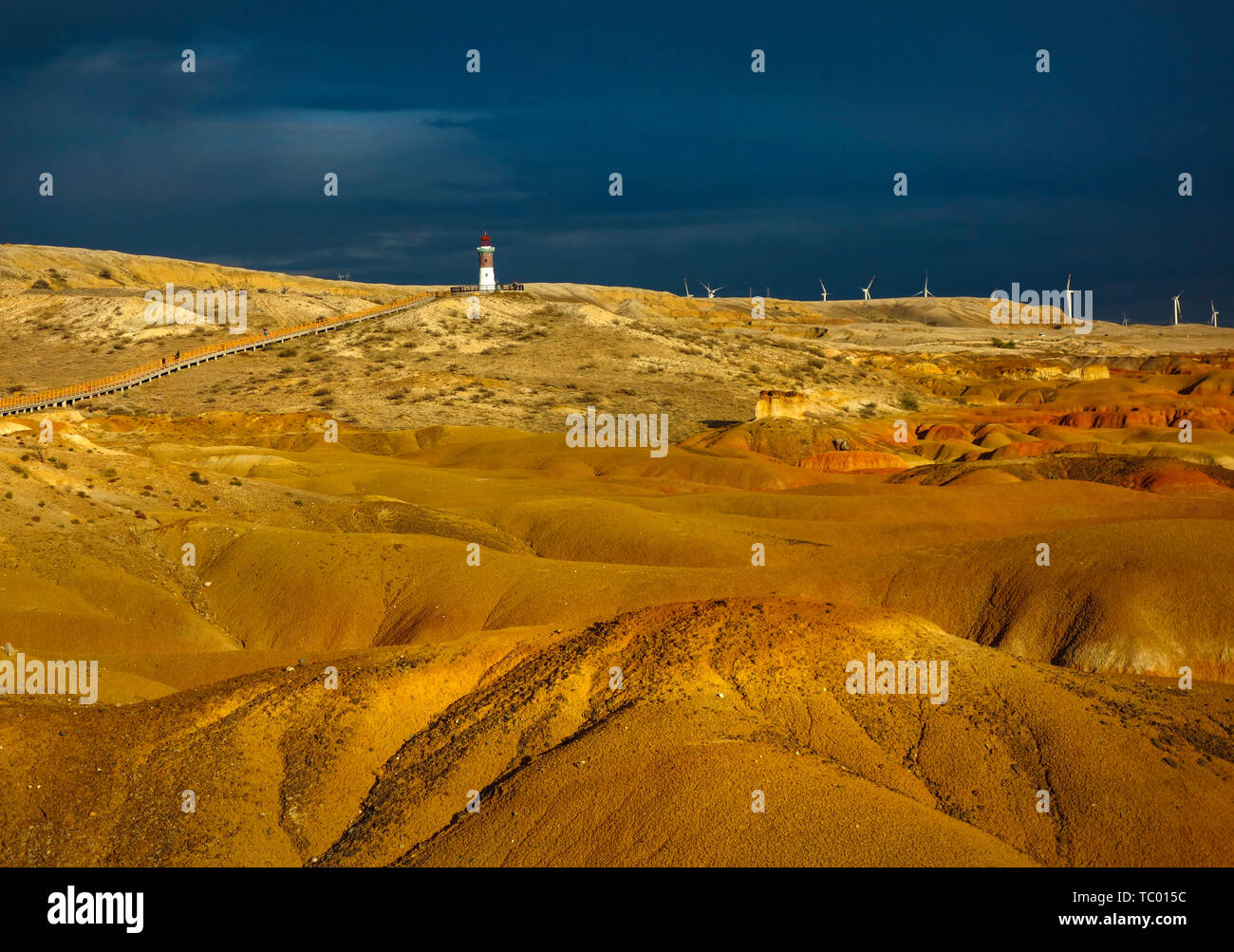 Colorful beach scenery Stock Photo - Alamy
