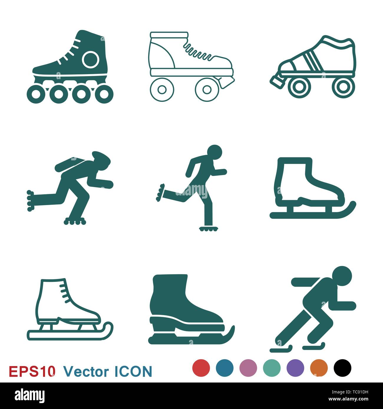 Disco skating Cut Out Stock Images & Pictures - Alamy