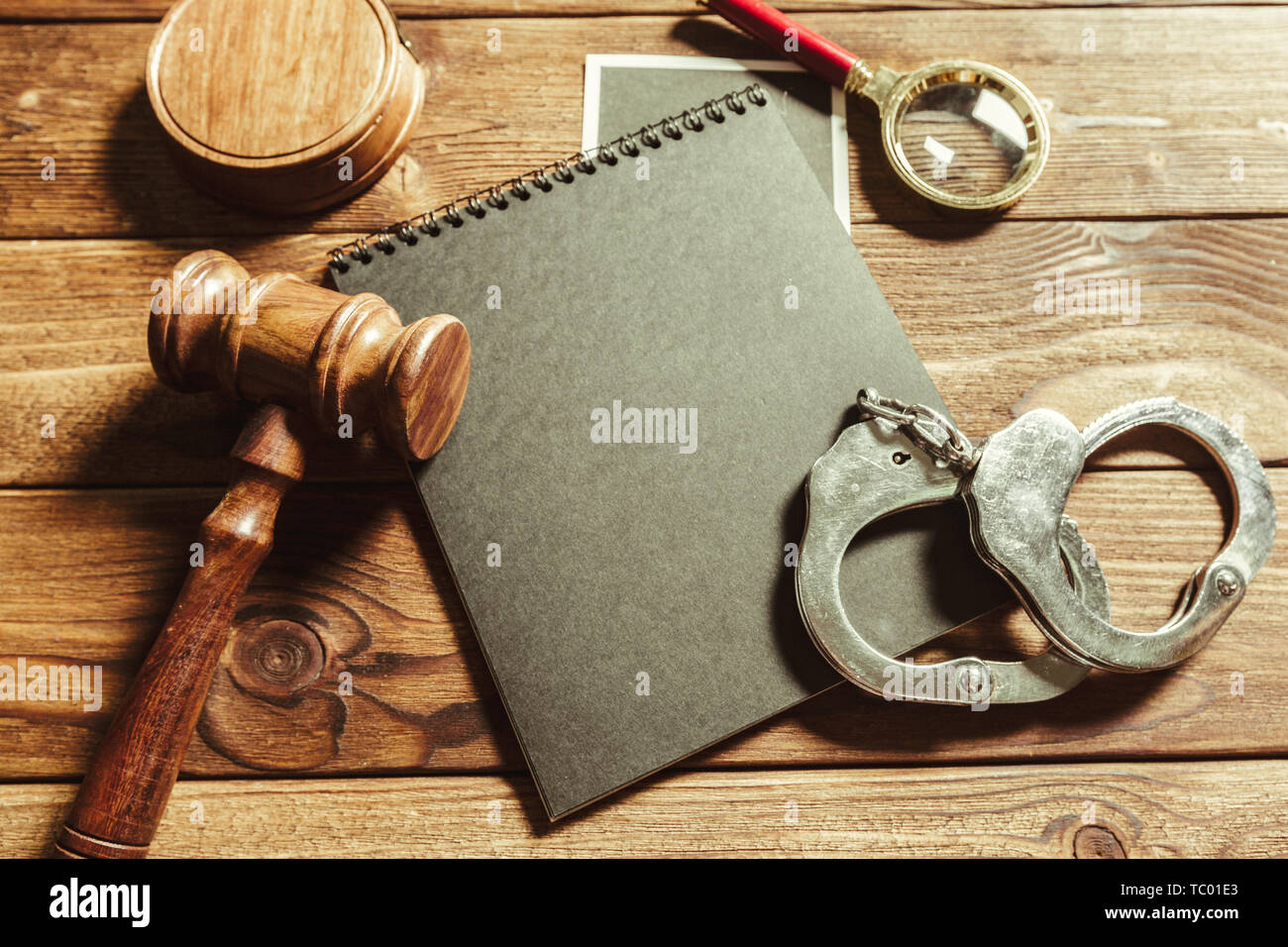Law and justice theme Stock Photo - Alamy
