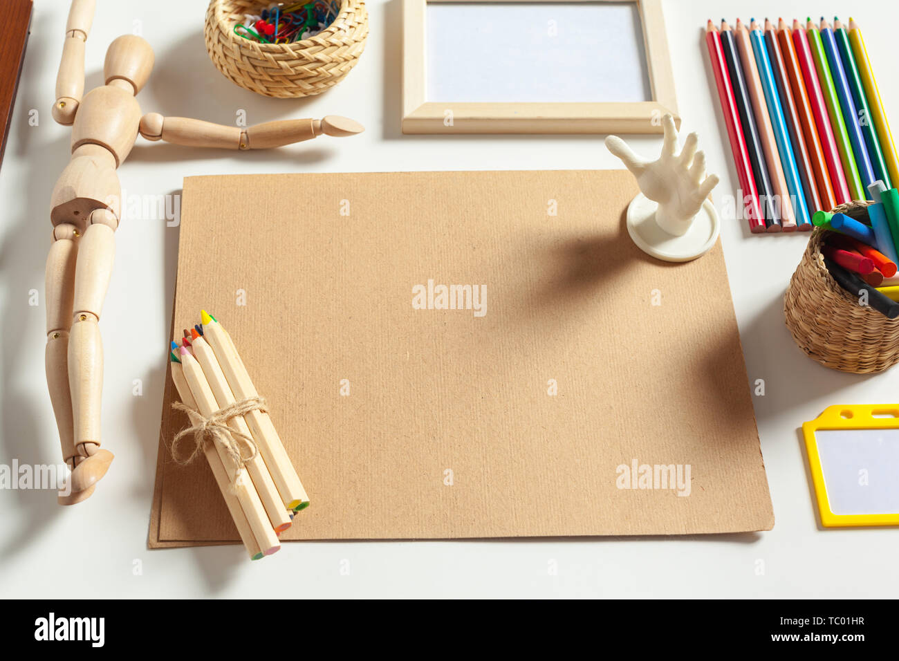 Modern work space Stock Photo - Alamy