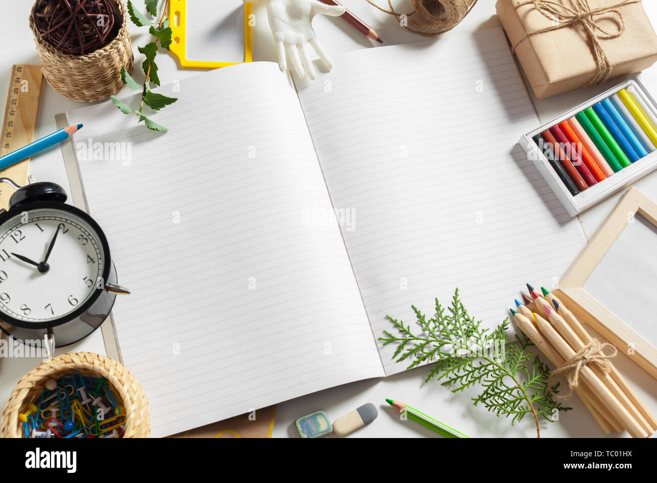 Modern work space Stock Photo - Alamy