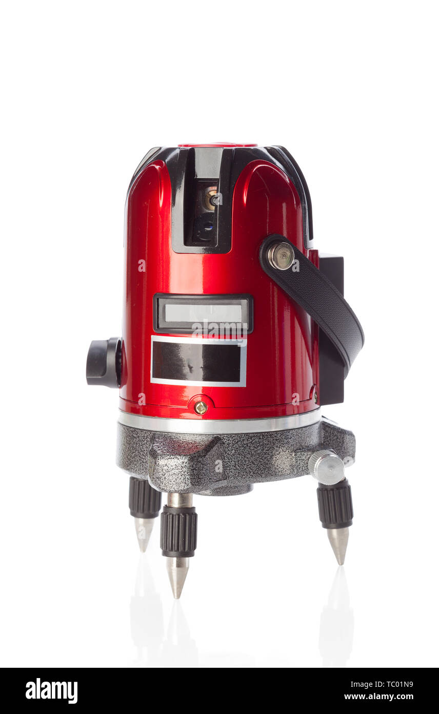 Laser technology construction level Cut Out Stock Images & Pictures - Alamy