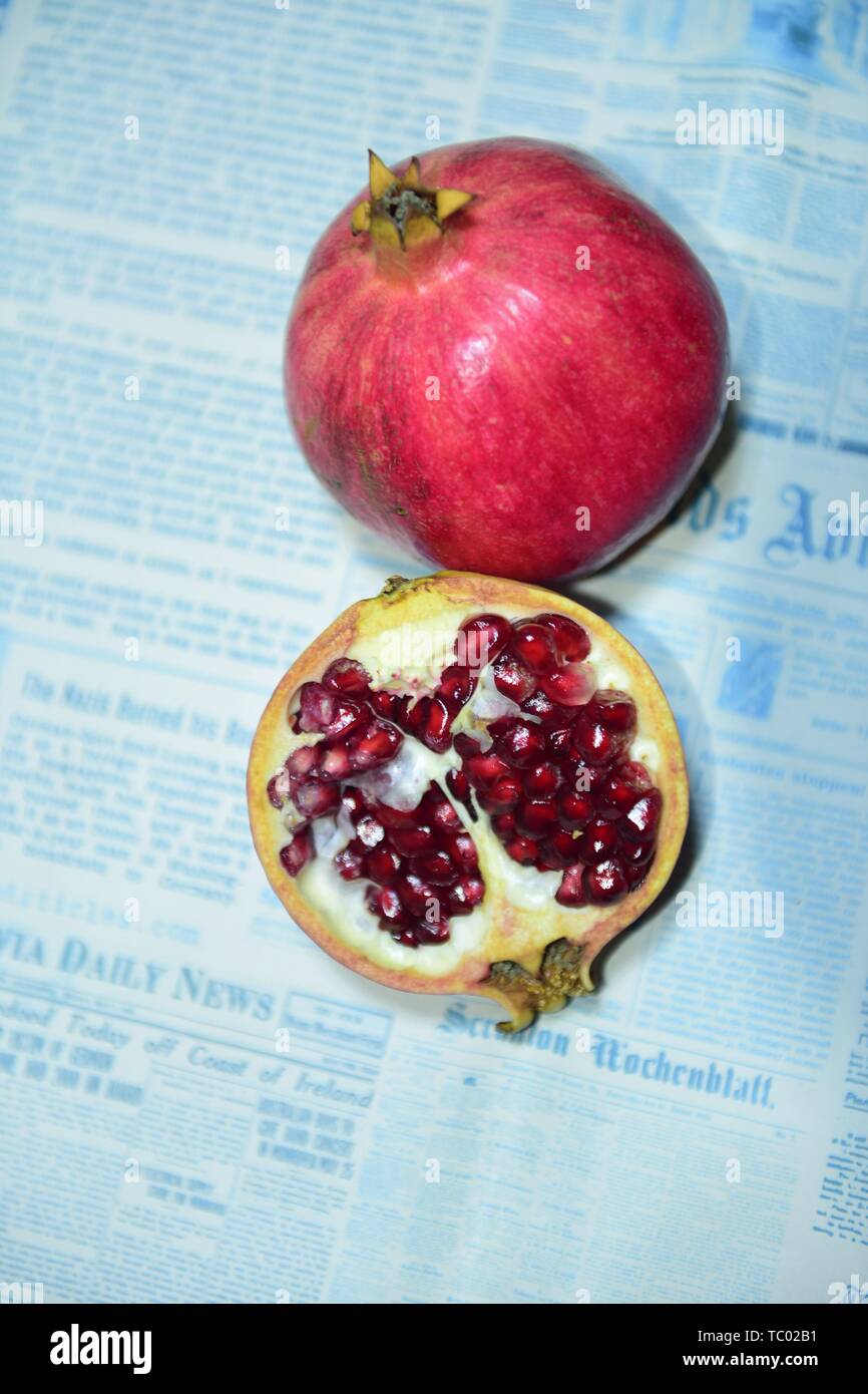 Soft seed pomegranate Stock Photo - Alamy