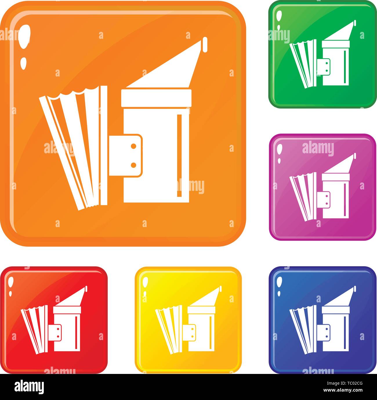 Fumigation icons set vector color Stock Vector Image & Art - Alamy