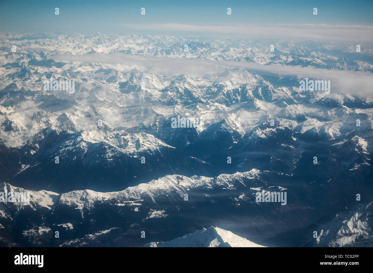 Alpine aerial photography Stock Photo - Alamy