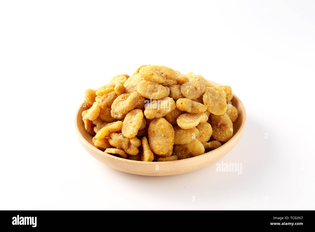 Broad bean snacks Stock Photo - Alamy