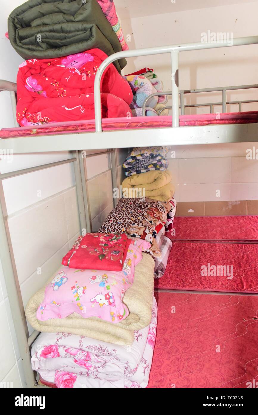 Rural primary school dormitory Stock Photo - Alamy