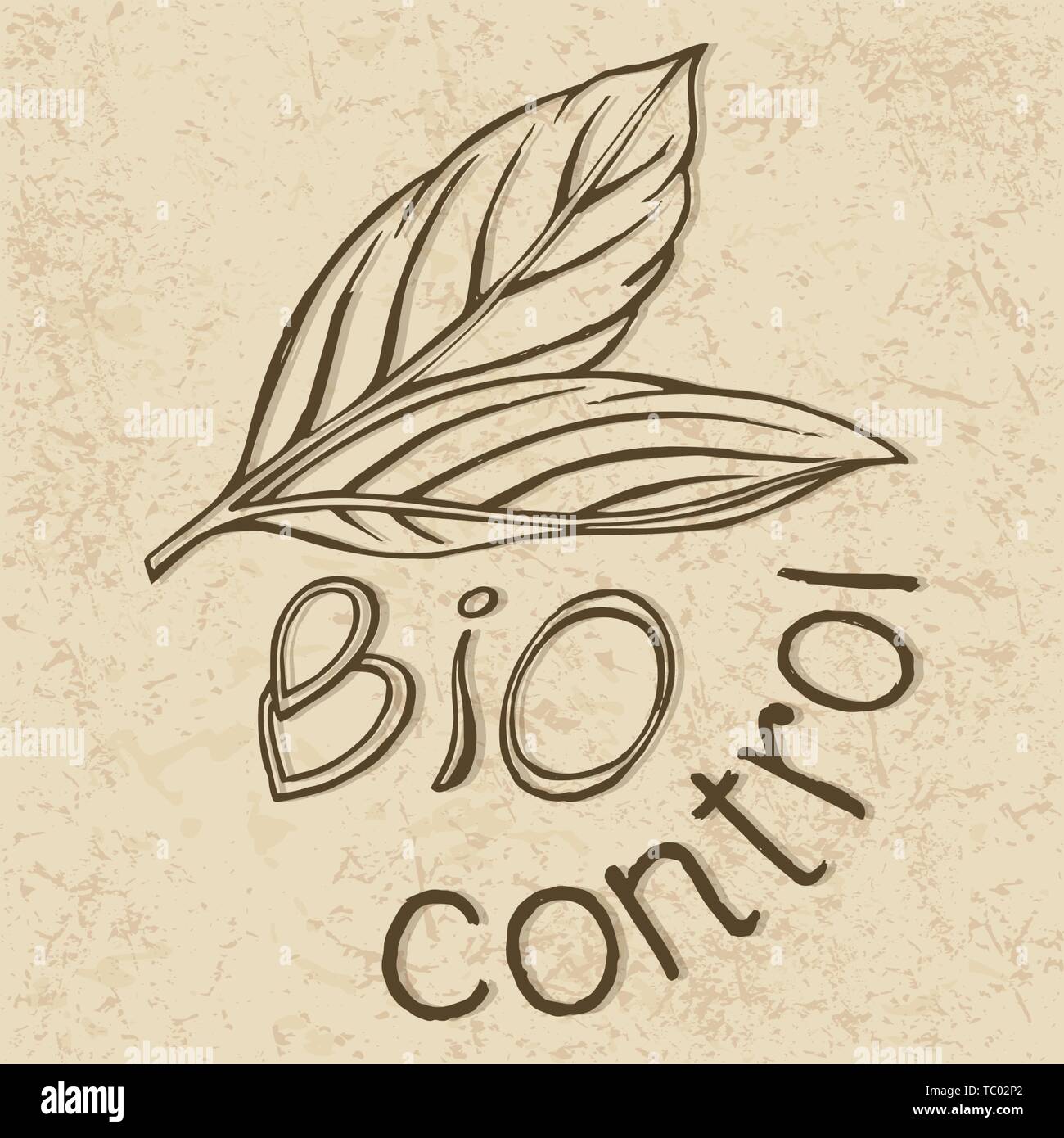 Bio control symbol sketch Stock Vector Image & Art - Alamy